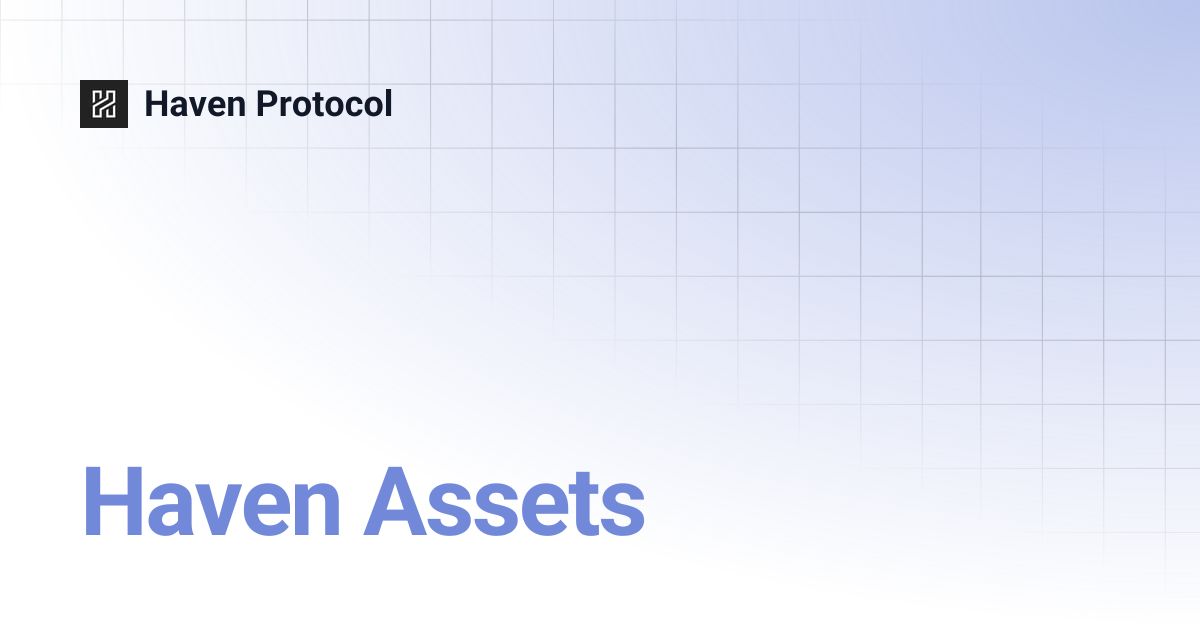 Haven Assets | Haven Protocol